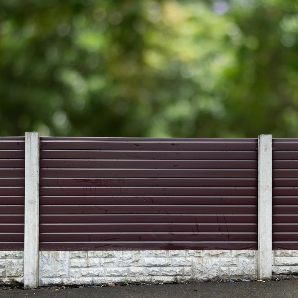 3ft High x 6ft Wide Gloss uPVC Plastic Garden Fence Panel & Anti Theft ...