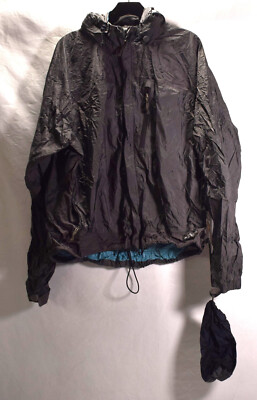 REI Elements Mens Jacket Nylon Rain Windbreaker Hooded Coat 2XL | eBay