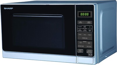 Sharp R272SLM 20 litre Solo Touch Control Microwave - Silver ...