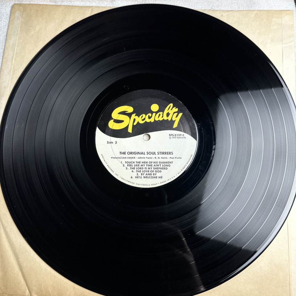 The Original Soul Stirrers Featuring Sam Cooke 1972 SHRINK ! Specialty ...