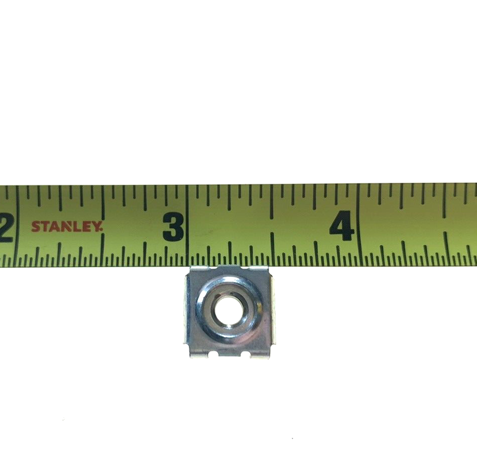 GM Captive Cage Nuts Square Type 10-24 Screw Size 3/8" Hole Zinc 10pcs ...
