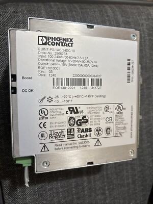 Phoenix Contact 2866763 QUINT-PS/1AC/24DC/10 | eBay