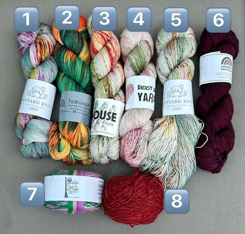 Quality 100g Hand Dyed Merino Wool & Merino Mix 4 Ply Sock Yarns ...