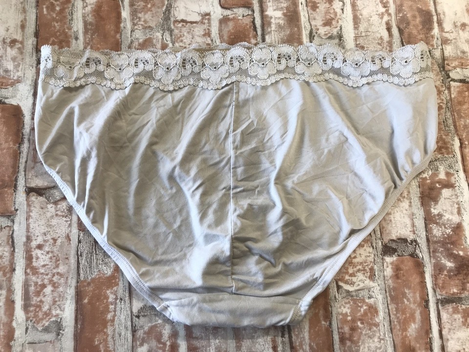 Vintage Olga Hipster Panties Lace Waist Rear Seam Silky Nylon Size 7 ...