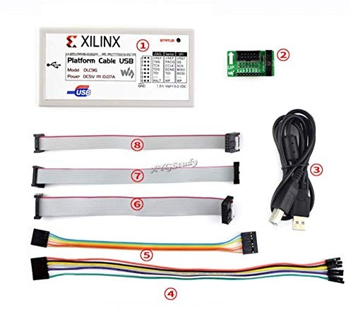 Compatible XILINX Platform Cable USB FPGA CPLD JTAG Slave-Serial SPI ...