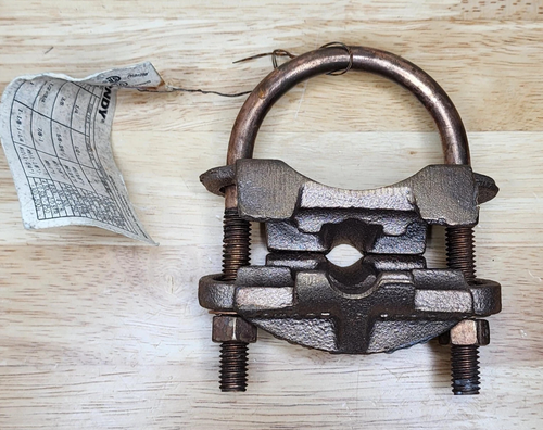 5 Pack~Burndy Gar1829 260520 Pipe Ground Clamp,1/0Awg,4.5In | eBay