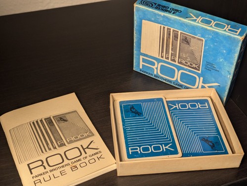 Rook Card Game by Parker Bros 1972 Edition With Instructions - Blue | eBay