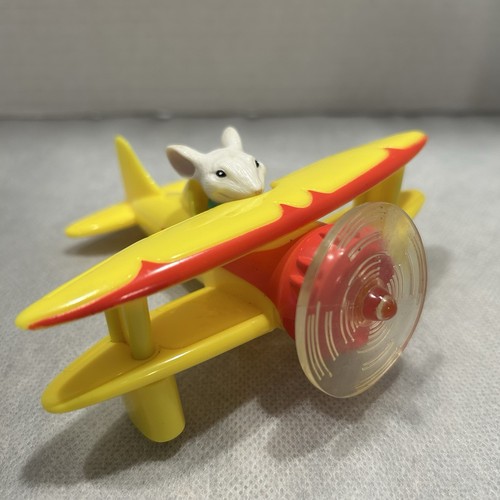 2002 Stuart Little 2 Airplane 4.5" Wendy's Movie Action Figure #1 Plane ...