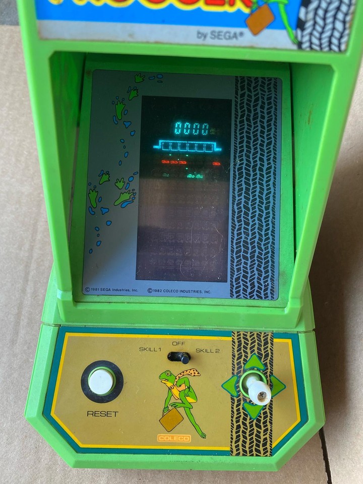 Frogger Table Top Arcade Handheld Video Game Sega Coleco, Working, See ...