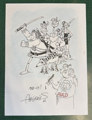 Sergio Aragonés Original Art Groo 2022 OA Mad Magazine Rufferto Sage ...