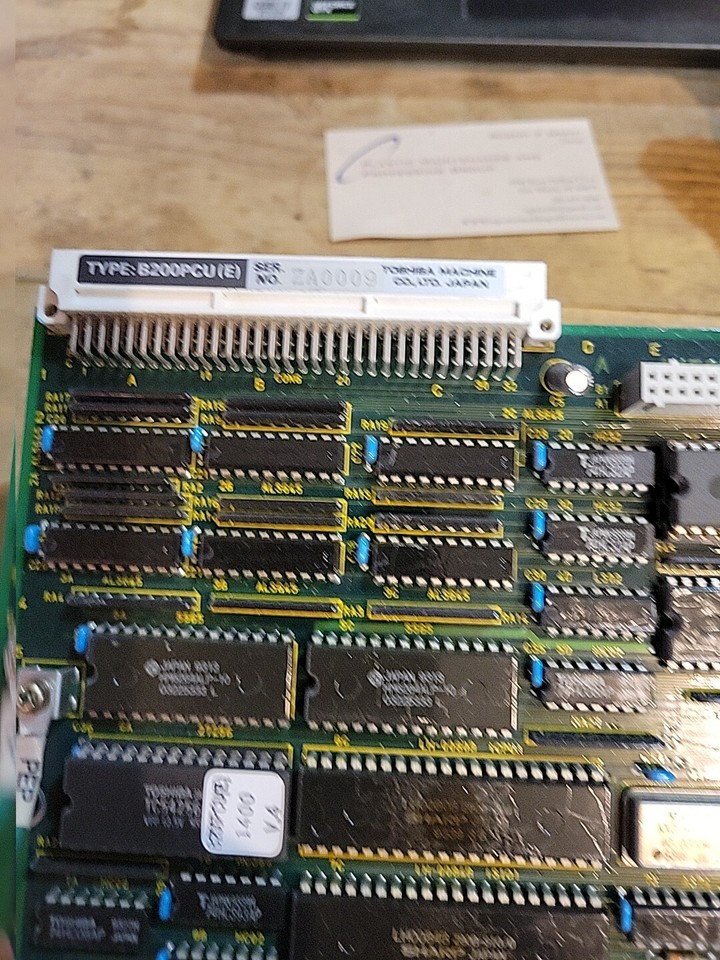 Toshiba injection molding control Circuit Board H1503313 B200PCU | eBay
