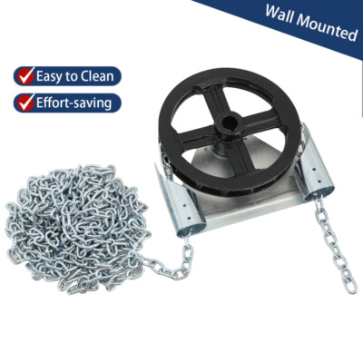 Chain Hoist for Roll Up Doors 1:1 Gear Ratio Garage Door Chain Hoist ...