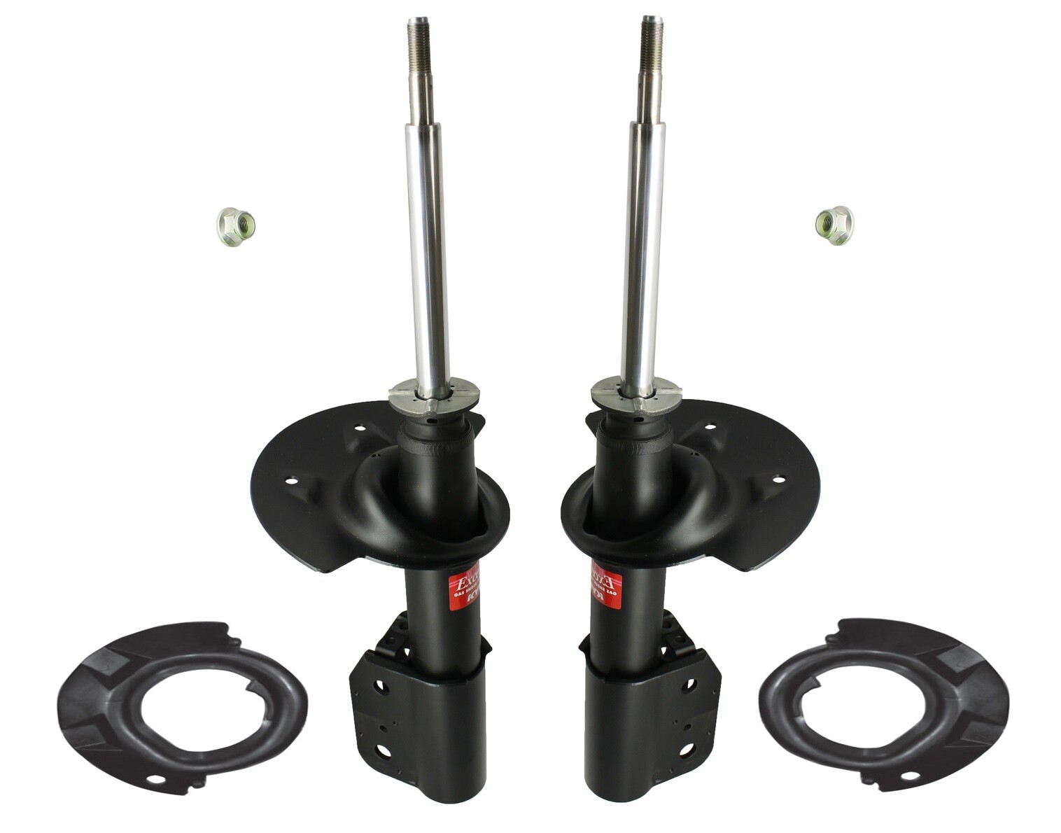 Front Struts & Lower Coil Spring Insulators Kit KYB Excel-G For Pontiac ...