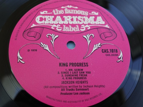 Jackson Heights KING PROGRESS 1970 UK LP 1st Pink Scroll FINAL UPGRADE ...