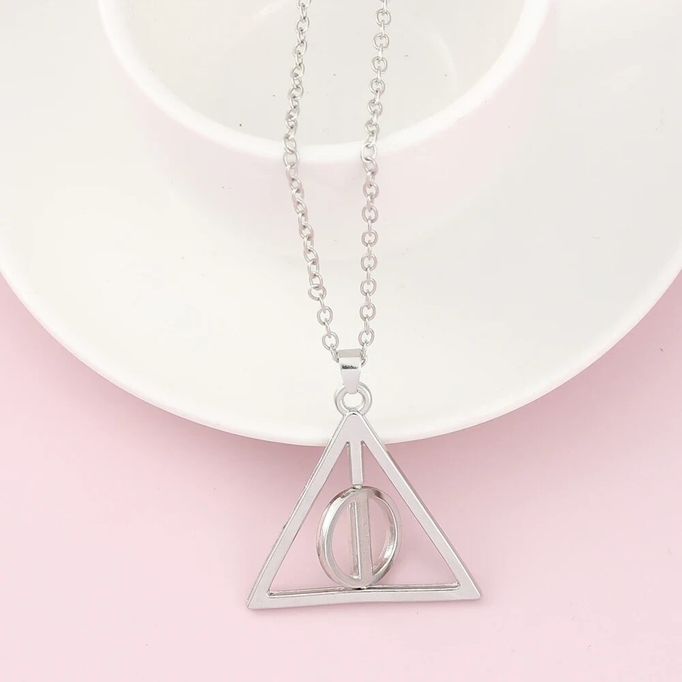 Deathly Hallows Triangle Rotating Pendant Movie Character | eBay