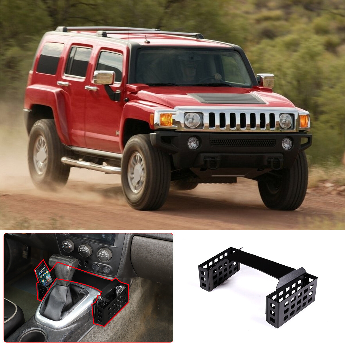 Hummer H3 Black Interior