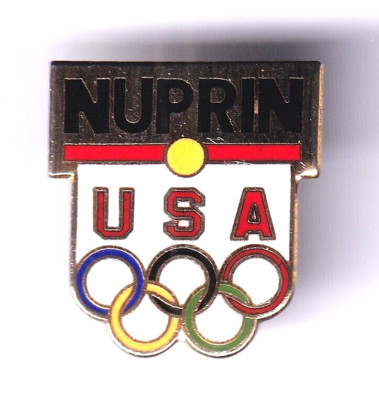 RARE PINS PIN'S .. OLYMPIQUE OLYMPIC GAMES ATLANTA 1996 USA TEAM NUPRIN ...