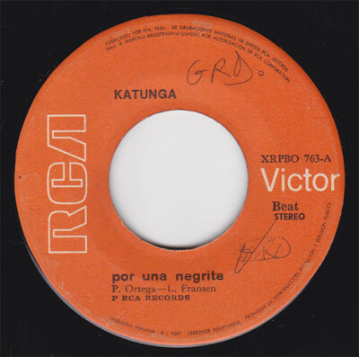 KATUNGA "Por una negrita" Latin Funk soul VG+ PERU 45 Listen | eBay