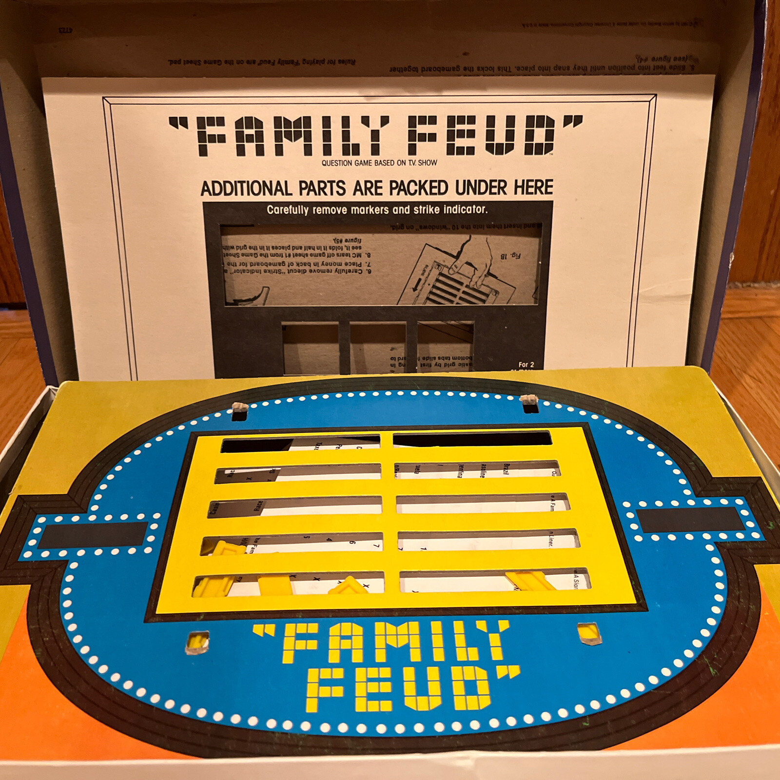 Vintage Family Feud Board Game 4th Edition 1981 Milton Bradley See ...