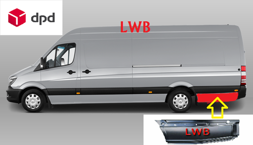Mercedes Sprinter 2006-2018 LWB Side Lower Panel Metal Steel Repair ...