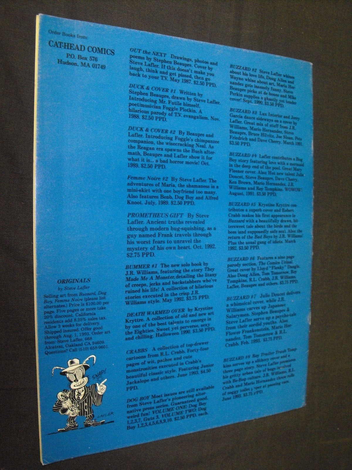 CRABBS # 1 COLLECTION OF COMICS BY R.L. CRABB 1993 FANBOY MAGAZINE L@@K ...