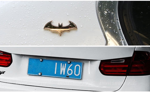 Chrome Metal Batman Dark Knight Mask Car Motorcycle Emblem Badge Decal ...