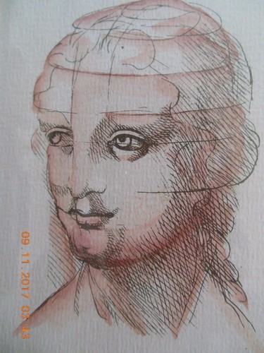 Lithograph design woman with beautiful frame | eBay