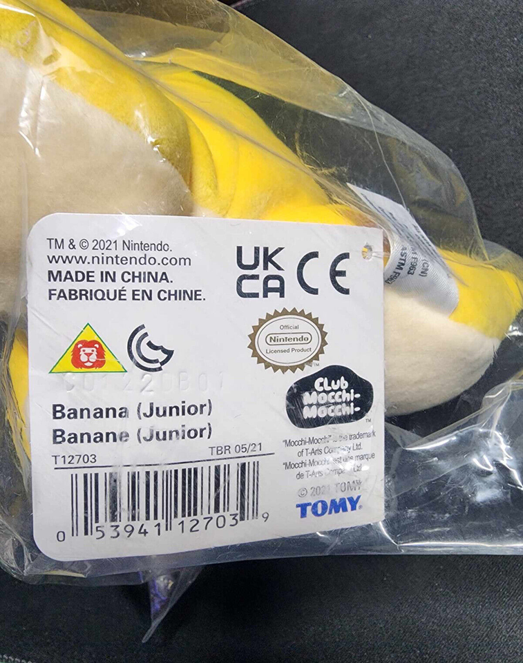 Banana Junior Plush Toy Super Mario Brothers Mocchi Mocchi 6 / 7" Inch ...