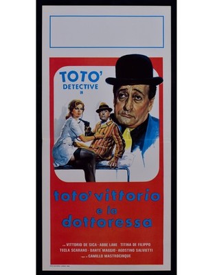 Poster Toto' Vittorio And The Doctor Abbe Lane Vittorio De Sica Totò ...