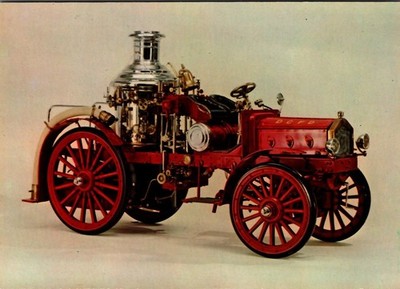 Vintage Postcard 1915 Gasoline Propelled Steam Fire Engine Model | eBay