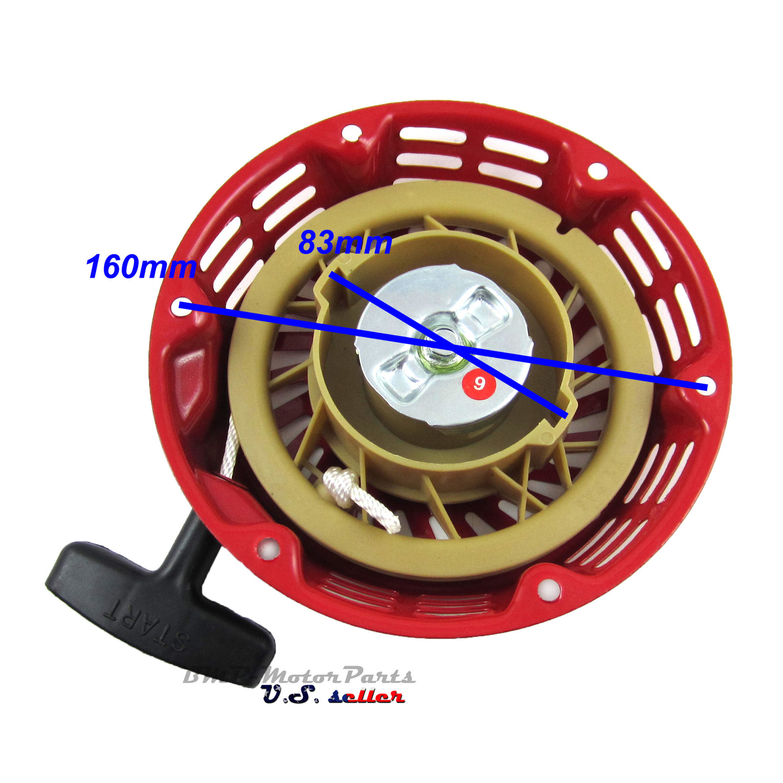 Recoil Pull Start Baja Warrior Heat Mb165 Mb200 163cc 196cc Mini Bike ...