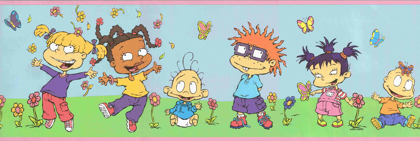 NICKELODEON RUGRATS WALLPAPER BORDER - NK2104B | eBay