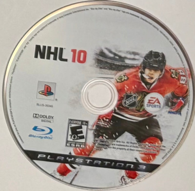 NHL 10 PS3 Sony PlayStation 3 - Disc Only 14633156836| eBay