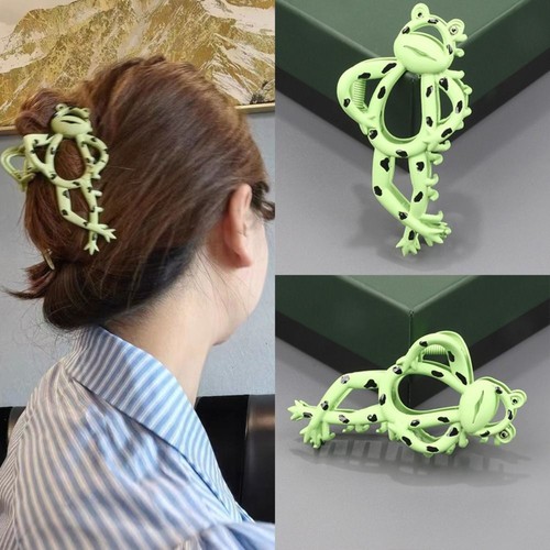 Metal Frog Hair Claw Cute Ponytail Hairpin Frog Hair Clip Girls | eBay