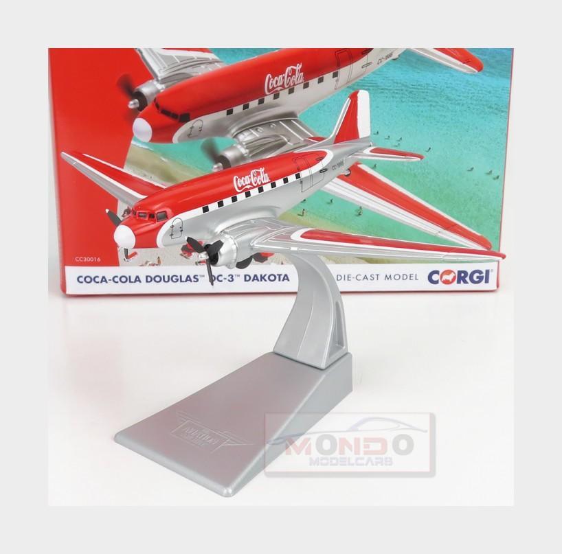 1:144 CORGI Douglas Dakota Dc-3 Airplane Coca-Cola 1941 Red White ...