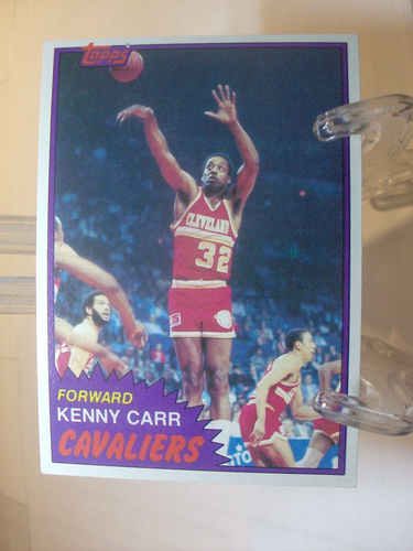 1981-82 Topps Basketball Card #MW72 - Kenny Carr - Cleveland Cavaliers ...