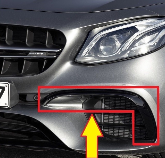 Genuine MERCEDES E W213 S AMG Front Bumper Lower Flap Left A2138859300 ...