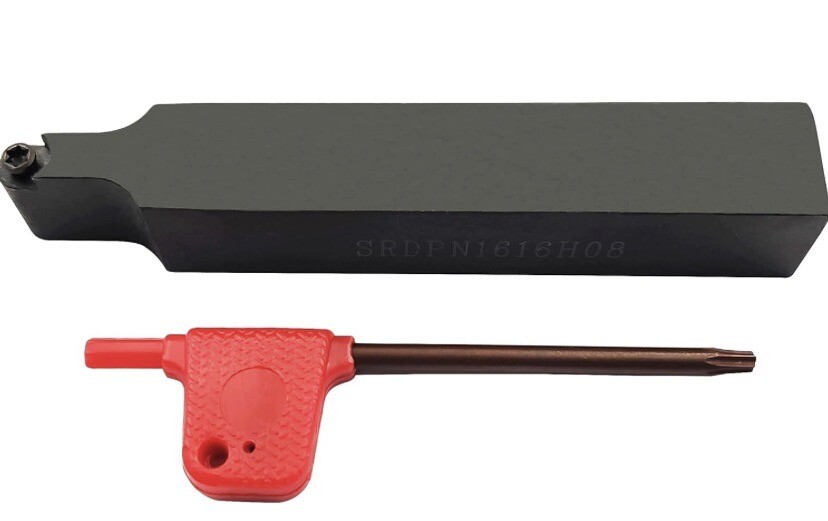 10* RPMT08T2MOE R4 Carbide Inserts + 5/8"/16mm SRDPN1616H08 Lathe ...