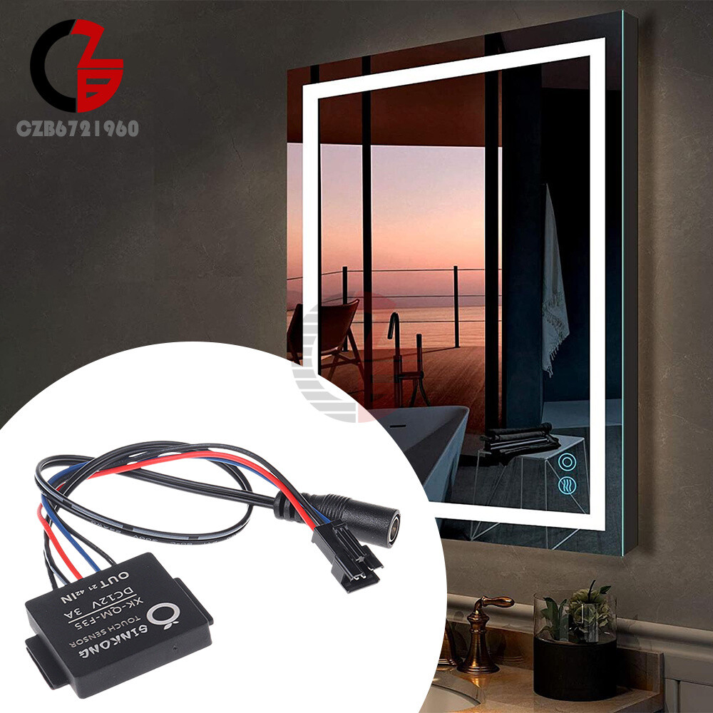 DC 12V 3A 36W Dual Color Temperature Stepless Dimmable Touch Sensor ...