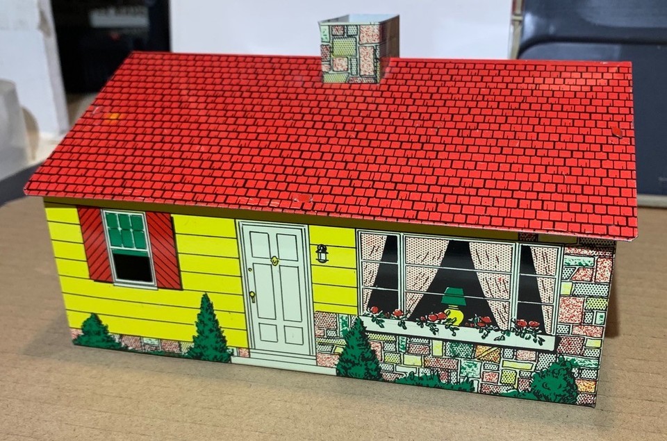 2 - 1940s/50s Vintage MARX Train Platform Buildings HOUSE UNION STATION ...