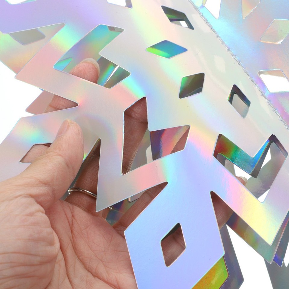 12 Pcs Hanging Paper Snowflake Decorations Snowflakes for Ceiling ...
