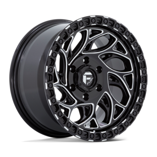 Fuel Off-Road 15x8 Wheel Gloss Black Milled D840 RUNNER OR 5x4.5 -19mm ...