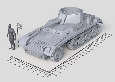 3D Printing Model 1/72 German 75Mm Self-Propelled Gun Tank Model ...