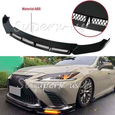 For Lexus ES250 ES300 ES330 ES350 Gloss Front Bumper Lip Splitter ...