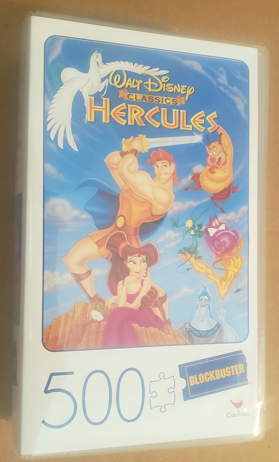 Walt Disney Hercules 500 Piece Puzzle Plastic Retro Blockbuster VHS ...