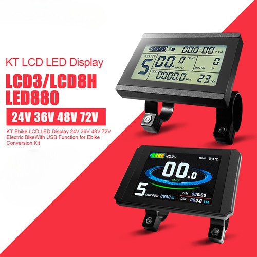 E-bike Display 24V/36V/48V/72V Electric Bike Display for Bike ...