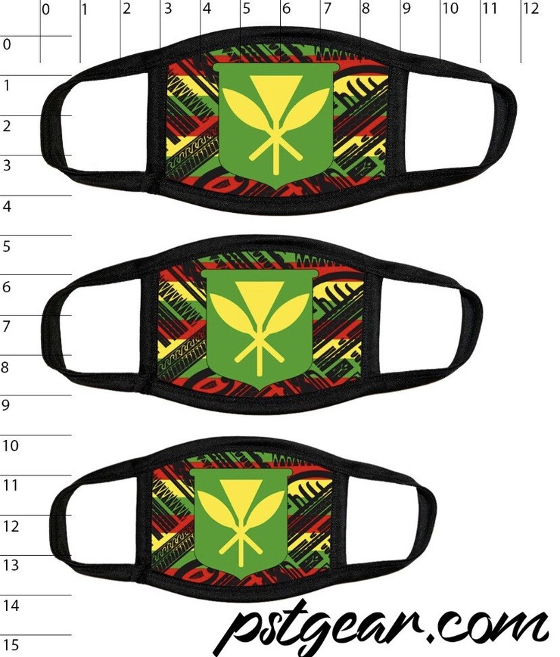 Face Mask Combo 3 Shaka Washable Hawaii Fabric Facemask washable shaka ...