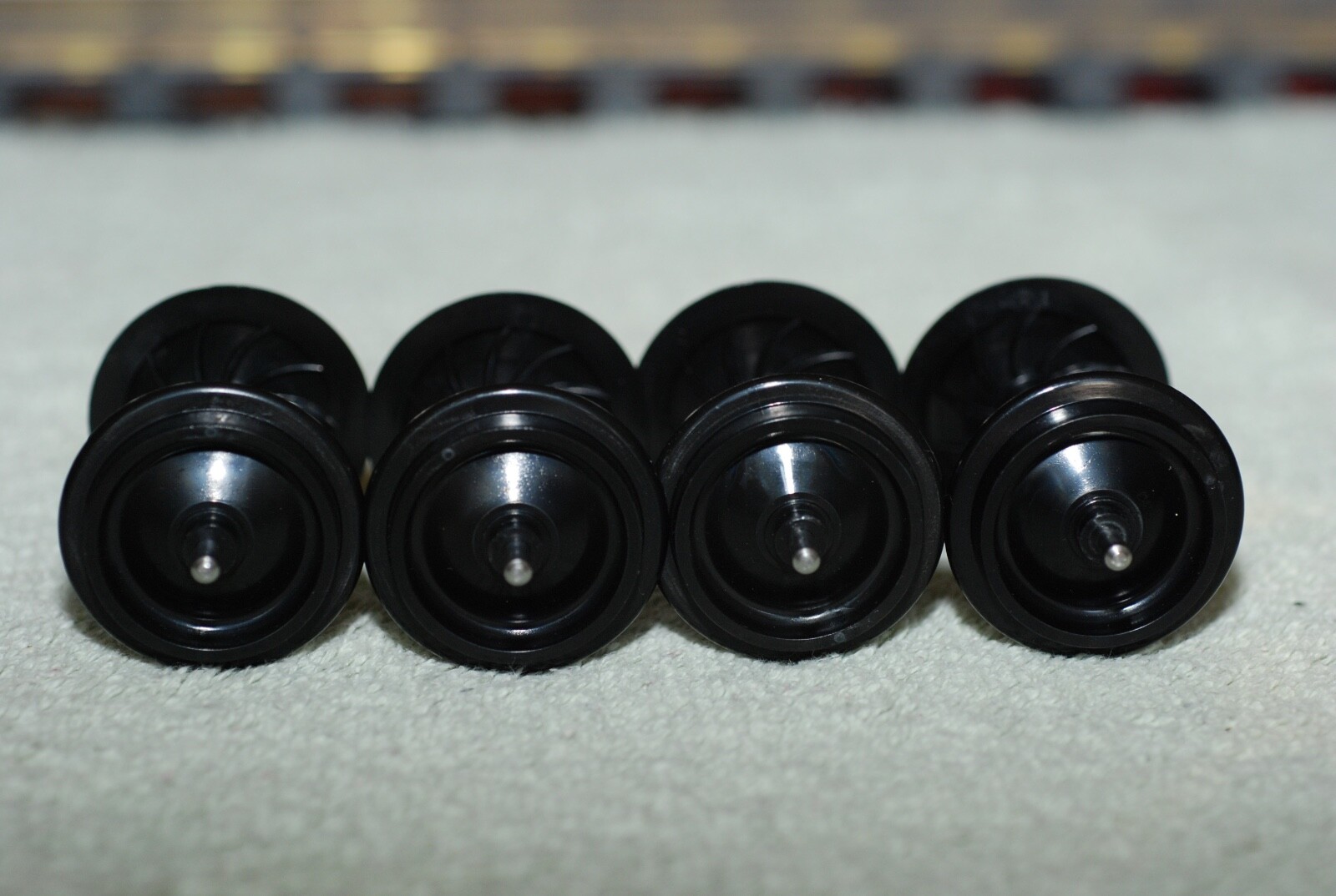 USA Trains Plastic Wheel & Axles (Set of 4) Black | eBay