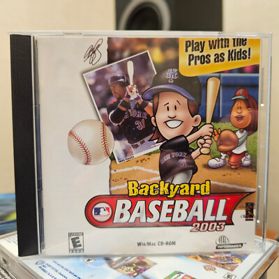 Backyard Baseball 2003 PC CD-ROM Win/Mac Video Game Mike Piazza Cover ...