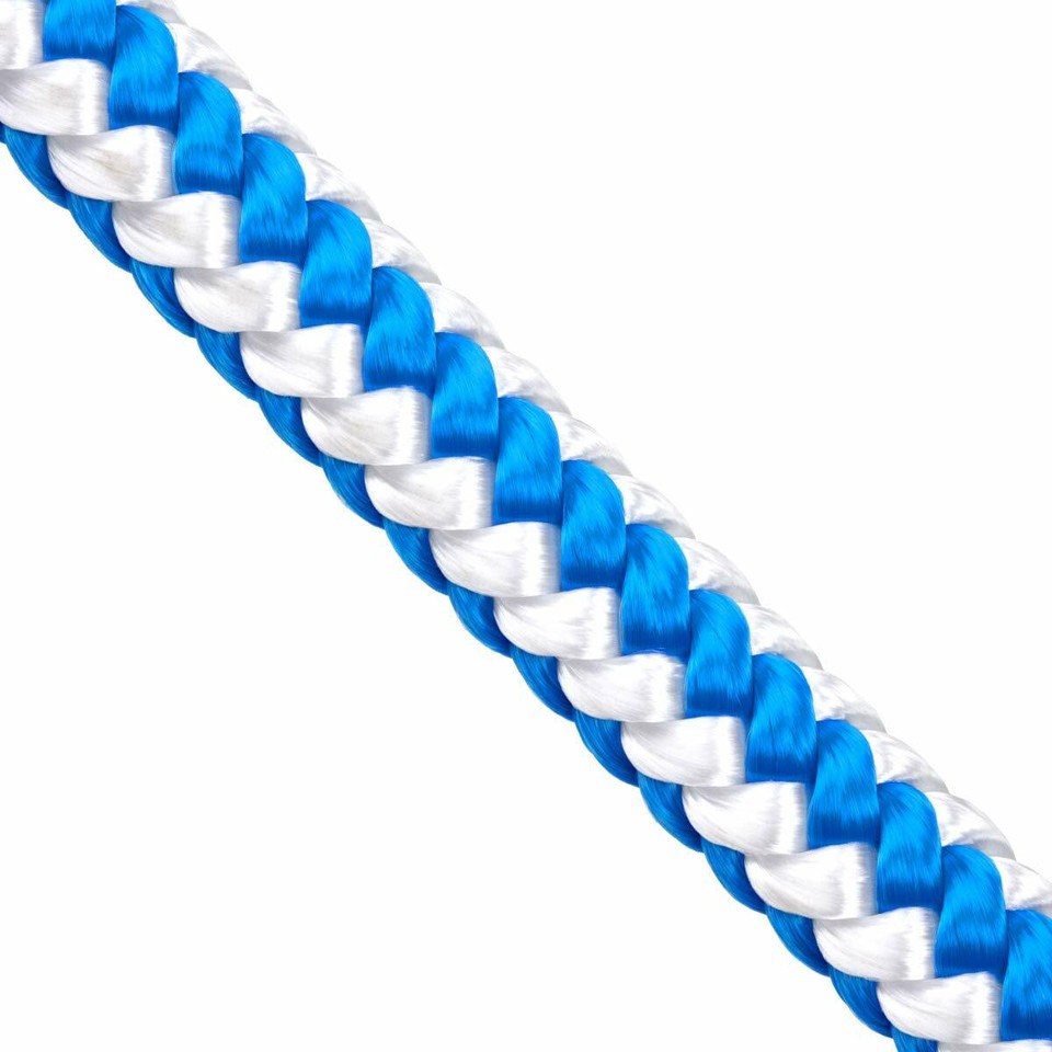 1/2" x 150' Arborist tree climbing rope 16 strand braided !! FREE ...